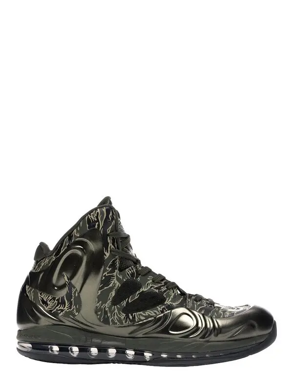 Nike Hyperposite Tiger Camo Sneakers - Cargo Khaki/black/bamboo