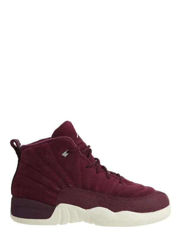 JORDAN 12 Retro High-top Sneakers - Bordeaux/sail/metallic Silver