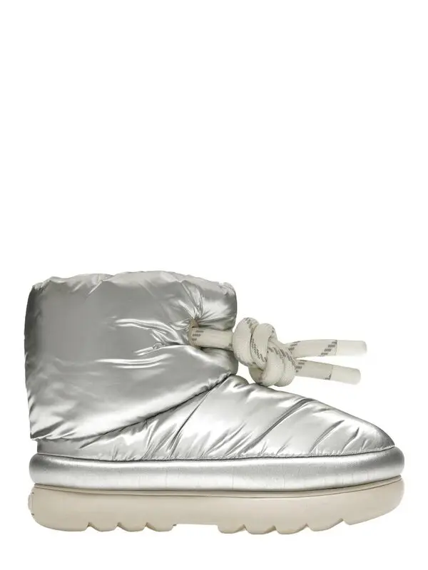 UGG Classic Maxi Short Boots - Metallic Silver