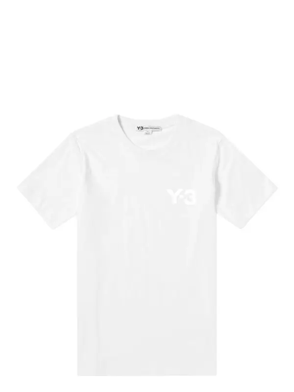 Adidas Y3 Logo Tee Shirt - White