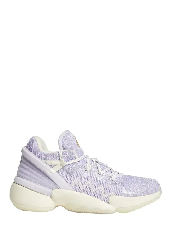 Adidas D.o.n. Issue #2 Christmas Sneakers - Purple Tint/cream White/silver Metallic