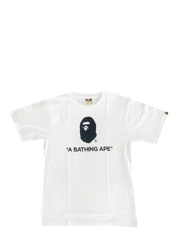 A BATHING APE Happy New Year Ape Head Tee Shirt - White