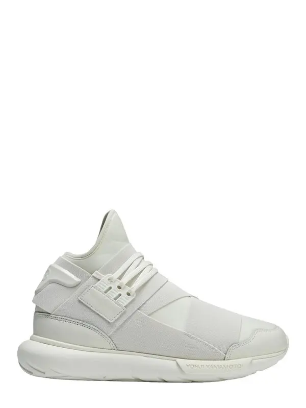 Adidas Y-3 Qasa High Top Sneakers - Off White