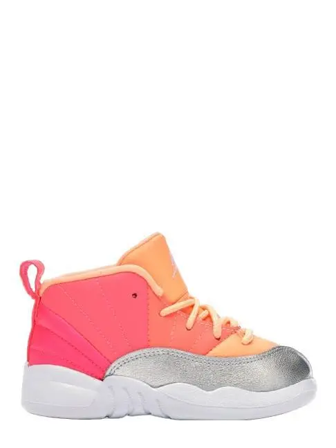 JORDAN 12 Retro Sunrise Sneakers - Racer Pink/white/hot Punch