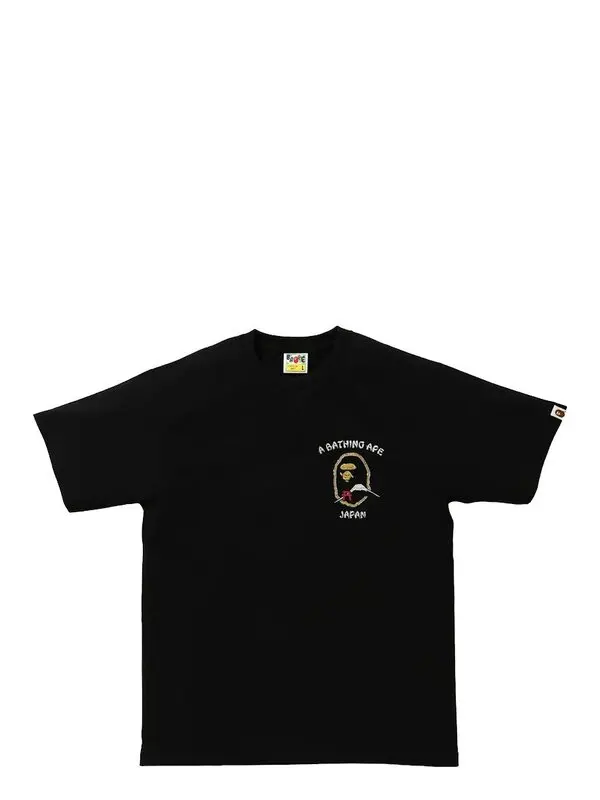 A BATHING APE Japan Souvenir Tee Shirt - Black