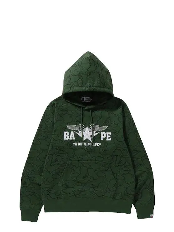 BAPE Happy New Year Military Hoodie - Green