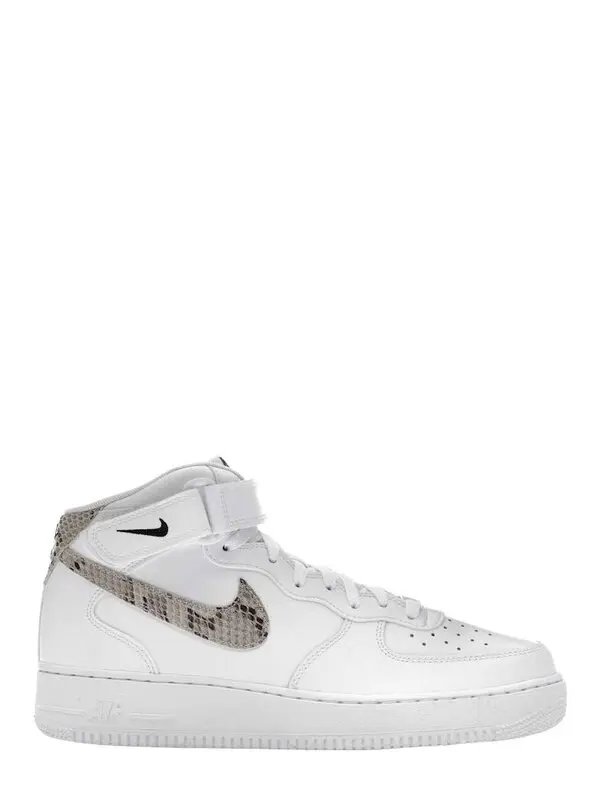 Nike Air Force 1 '07 Mid Snake Swoosh - White/black/sanddrift