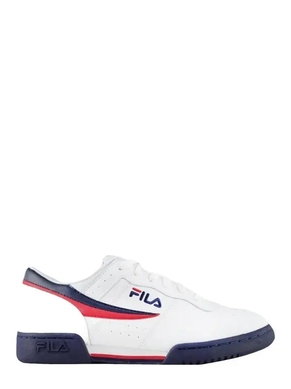 FILA Original Fitness Sneakers - White/fila Navy Blue/fila Red