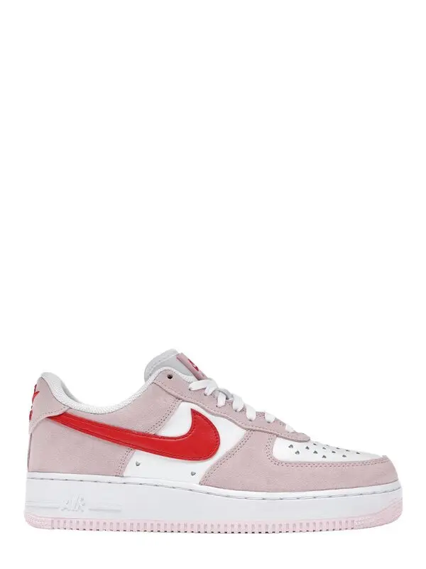 Nike Force 1 Low '07 Qs Valentine's Day Love Letter - Tulip Pink/university Red/white