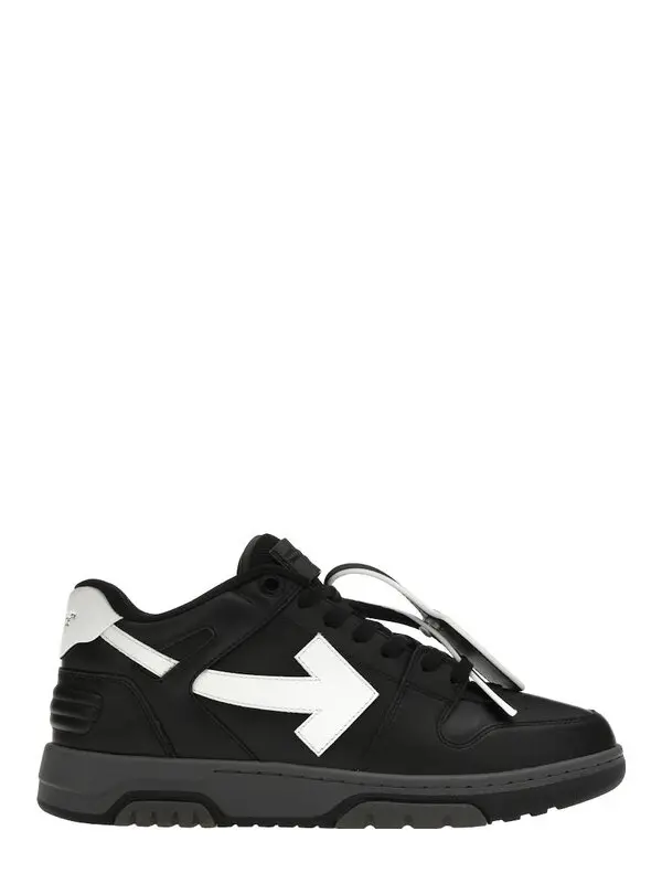 Off-White Out Of Office Ooo Low-top Sneakers - Black/grey/white