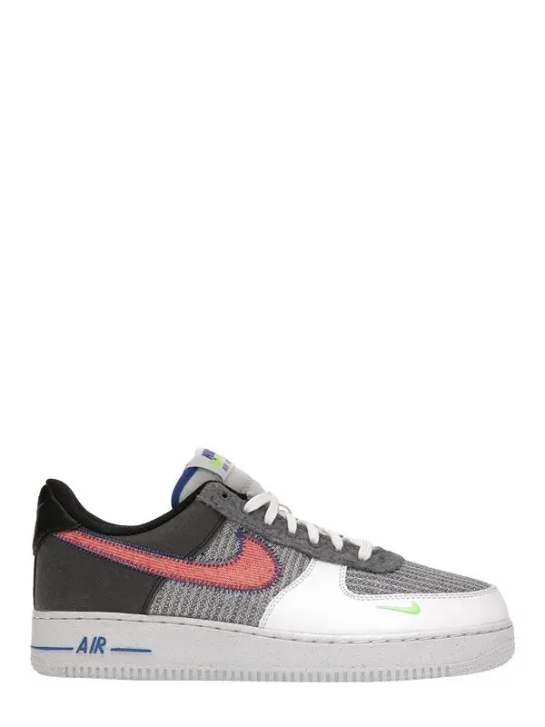 Nike Force 1 Low '07 Recycled Sneakers - White/grey/electric Green