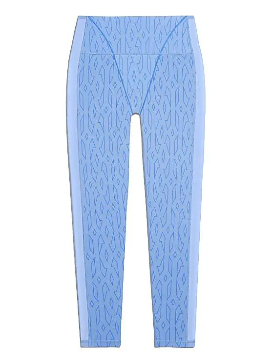 Adidas Ivy Park Mesh Monogram Tights - Light Blue/bright Blue