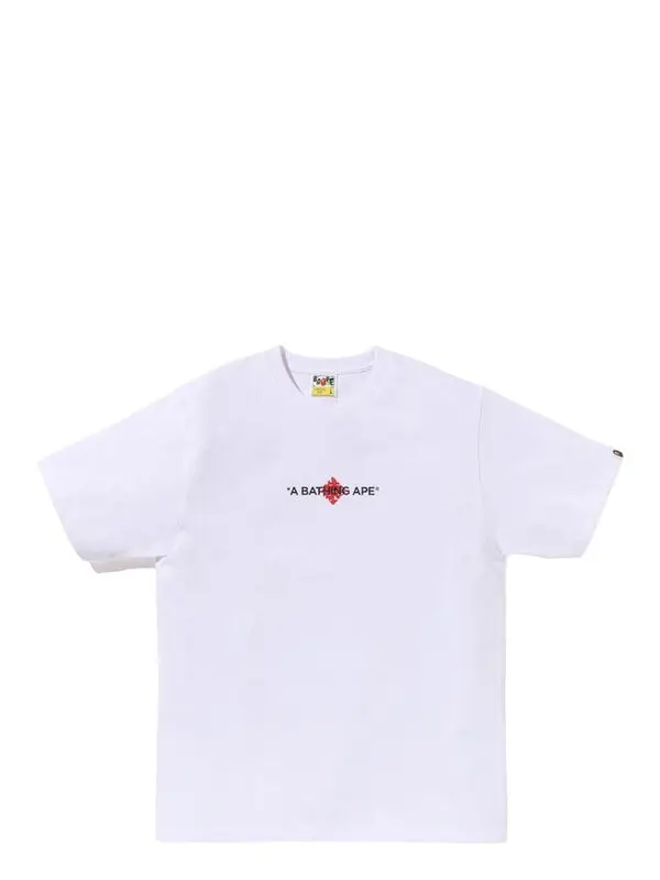 A BATHING APE Japanese Fan Tee Shirt - White