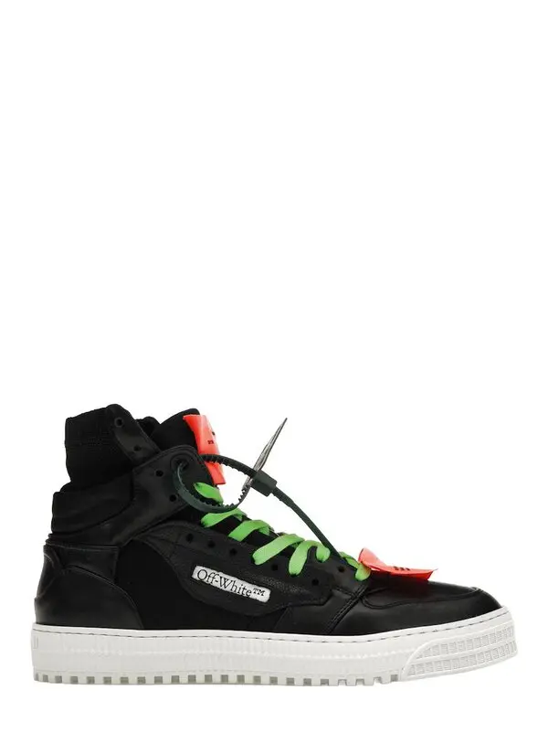 Off-White Off Court 3.0 Sneakers - Black/neon Green/orange