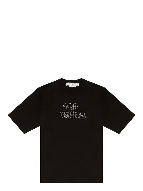 Off-White Off Off Neen Arrow Skate Tshirtin - Black/white