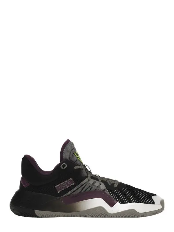 Adidas D.o.n. Issue #1 Sneakers - Grey Three/core Black/glory Purple
