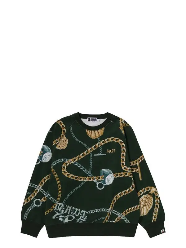 BAPE Jewels Crewneck Sweatshirt - Green