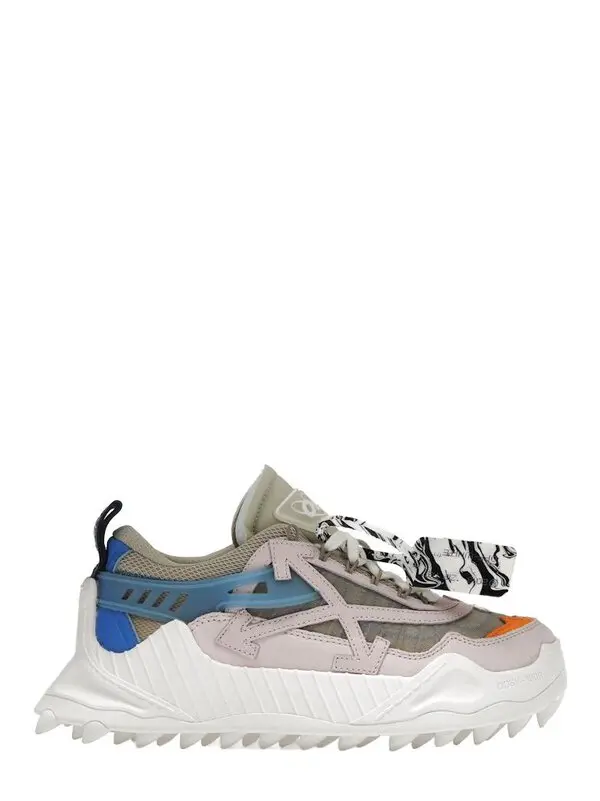 Off-White Odsy-1000 Sneakers - Beige/pink/blue