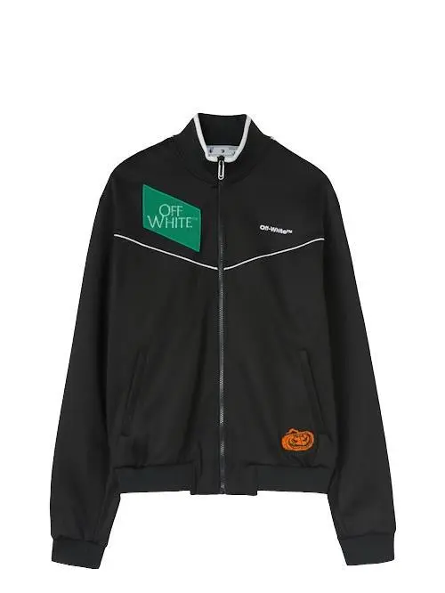 Off-White Logo Slim Tracktop - Black