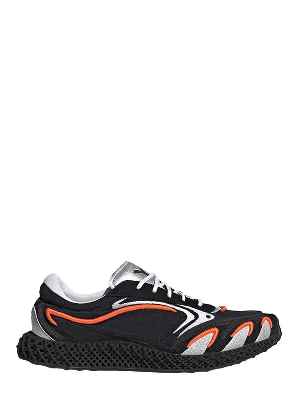 Adidas Runner 4d Sneakers - Black/solar Orange/silver Metallic