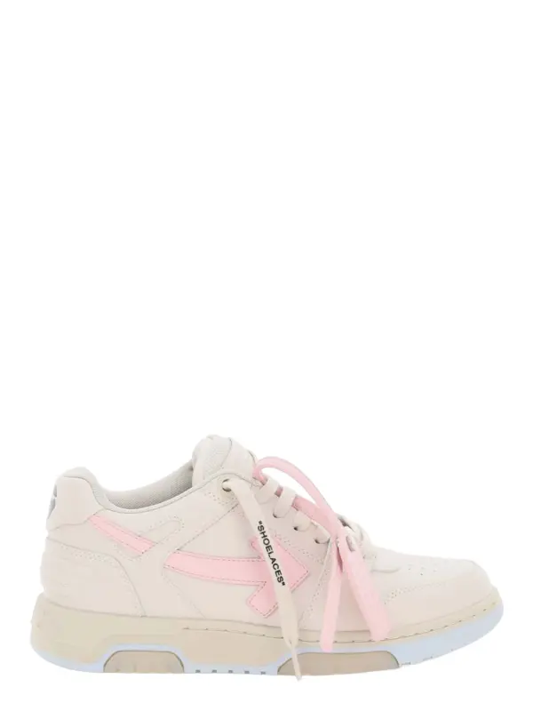 Off-White Out Of Office Sneakers - Beige/pale Pink