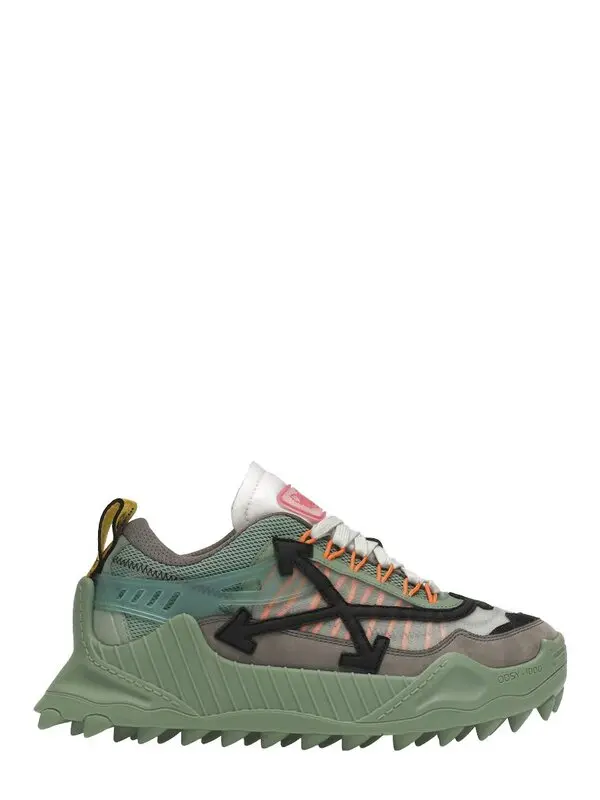 Off-White Odsy-1000 Light Sneakers - Green/blue/grey