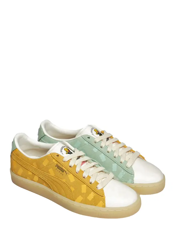 PUMA Suede Mix Haribo Sneakers - Yellow/mint/whisper White