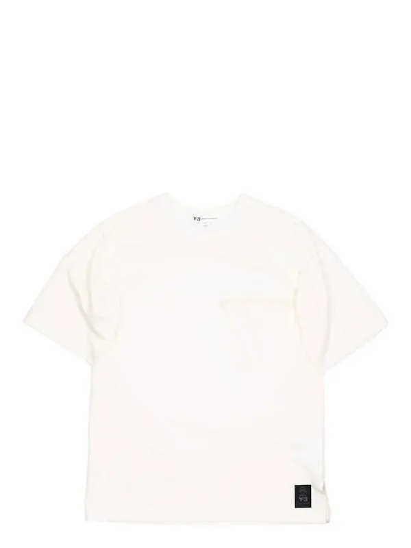 Adidas Y3 Raw Short Sleeve Tee Shirt - Undyed