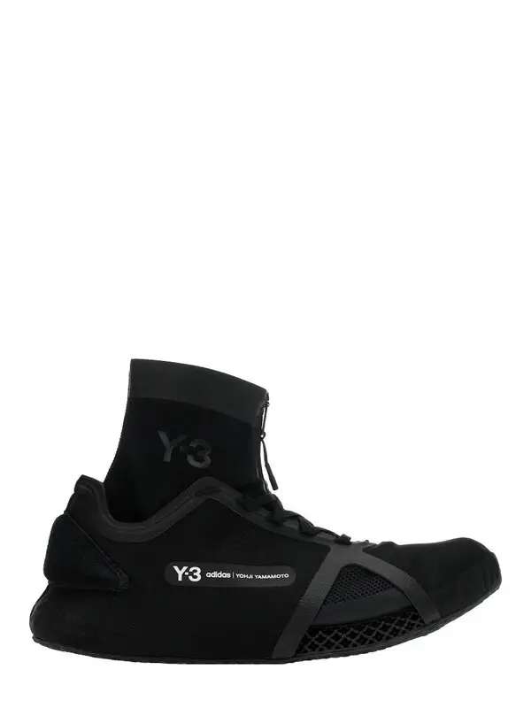 Adidas Y-3 Runner 4d Iow Sneakers - Black/core White