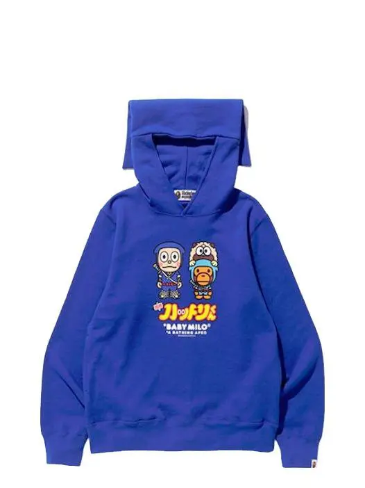 A BATHING APE Hattori Kun Pullover Hoodie - Blue