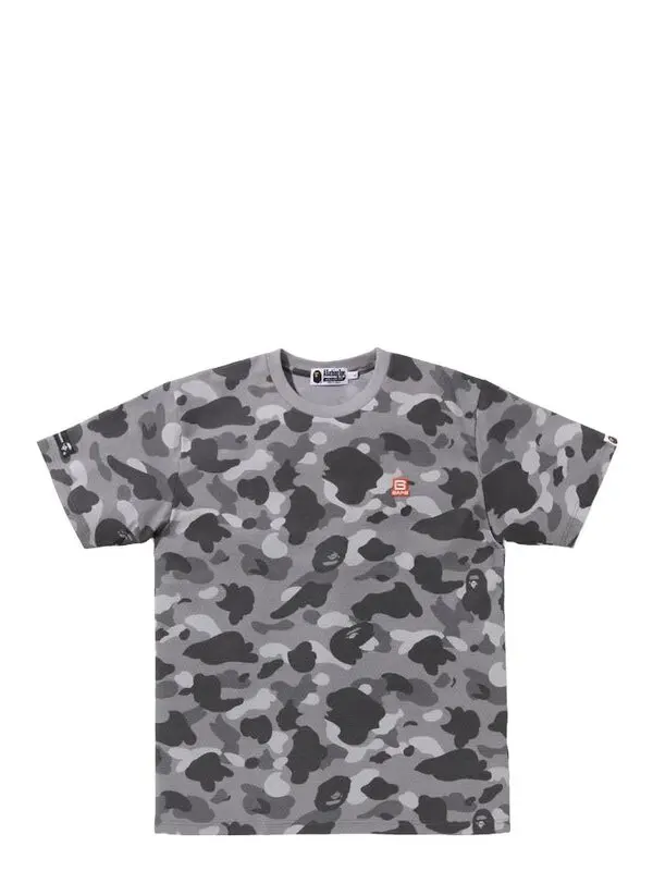 A BATHING APE Honeycomb Camo Tee Shirt - Grey