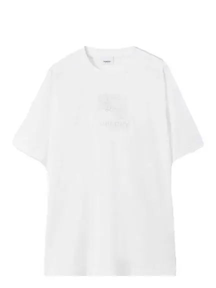 Burberry Ekd Cotton T-shirt - White