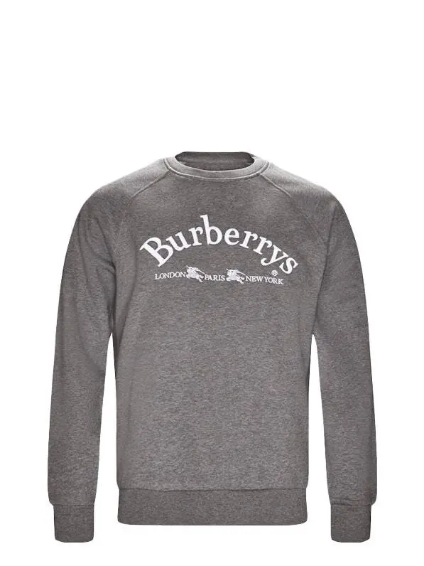 Burberry Cotton Blend Sweatshirt - Grey