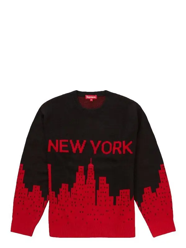 Supreme New York Sweater - Black