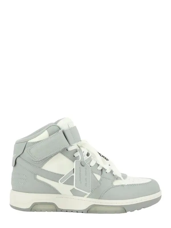 Off-White Out Of Office Mid-top Sneakers - White/grey