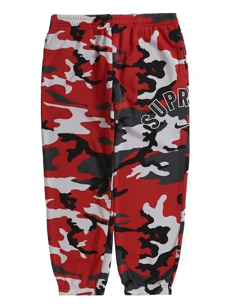 Supreme Nike Arc Sweatpant - Red Camo