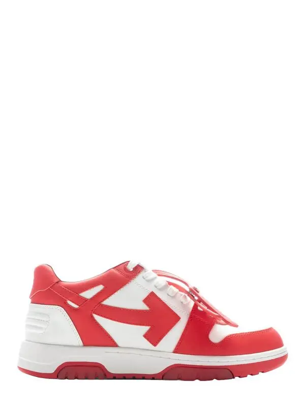 Off-White Out Of Office Low Top Sneakers - White Red