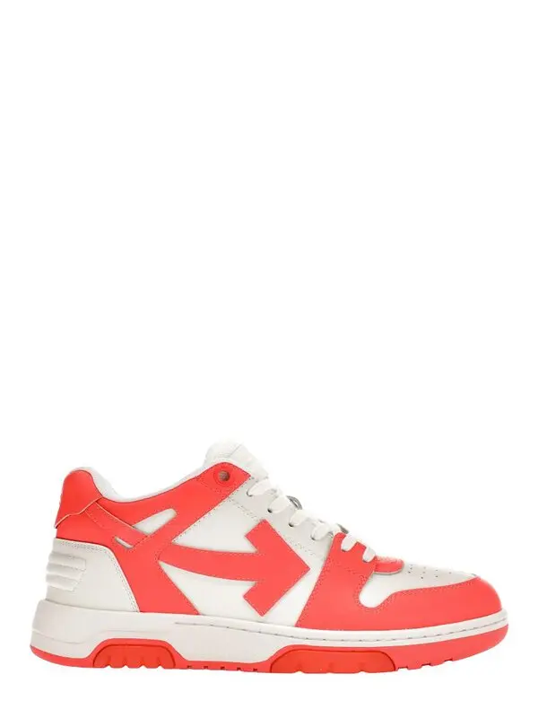 Off-White Out Of Office Low Top Sneakers - Orange Fluo