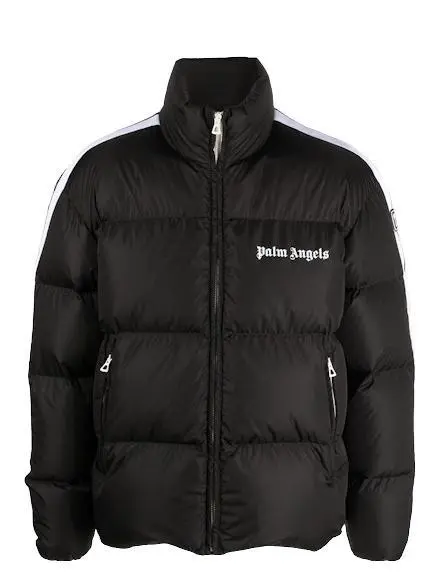 Palm Angels Classic Track Down Jacket - Black/white