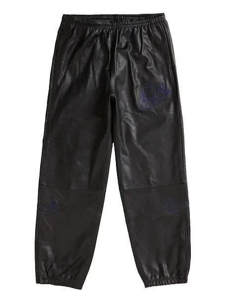 Supreme Nike Leather Warm Up Pant - Black