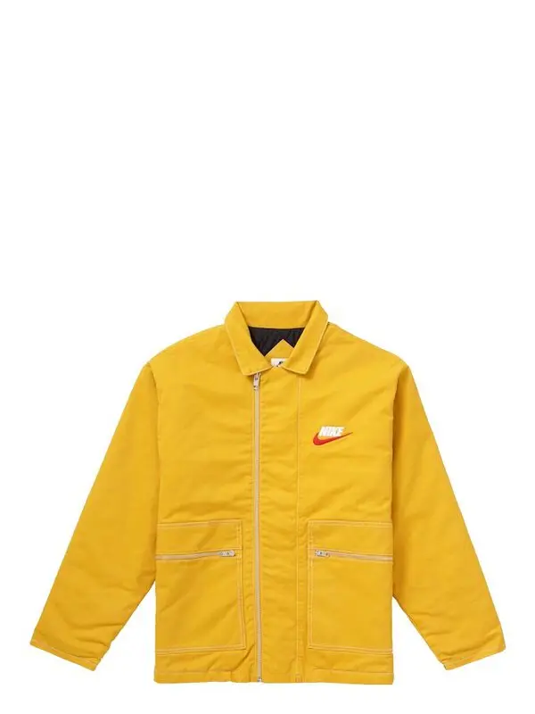 Supreme Nike Quilted Work Jacket - Mustard