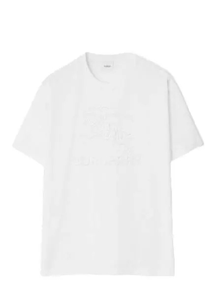 Burberry Ekd Cotton T-shirt - White