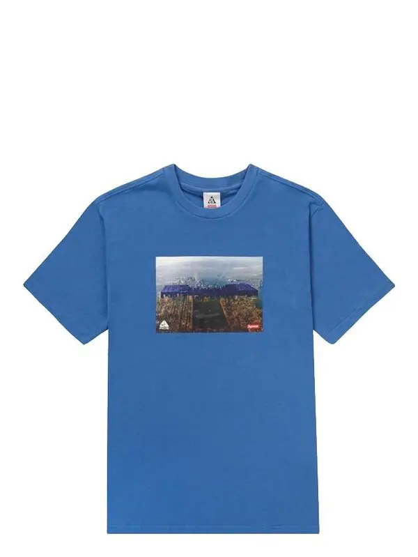 Supreme Nike Acg Grid Tee Shirt - Blue