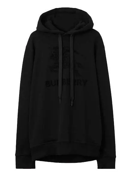 Burberry Cotton Hoodie - Black
