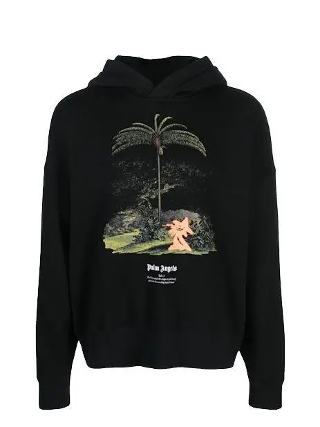 Palm Angels Enzo From The Tropics Hoodie - Black