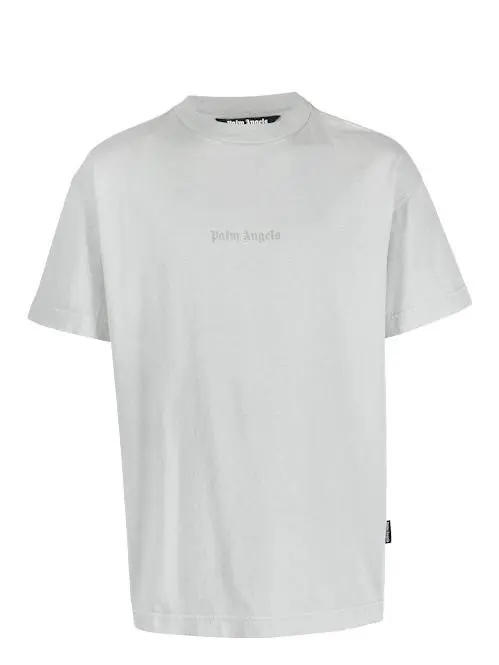 Palm Angels Gd Reverse Logo Tee Shirt - Light Grey