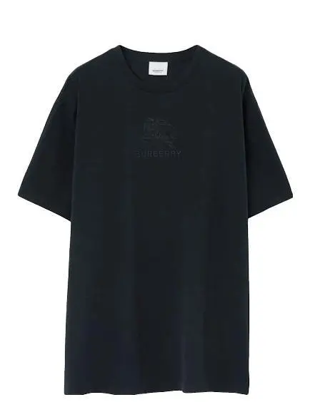 Burberry Ekd Cotton T-shirt - Smoked Navy Blue