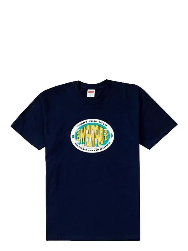 Supreme New Shit Tee Shirt - Navy Blue