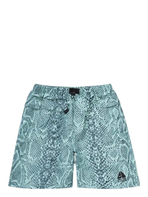 Supreme Nike Acg Nylon Trail Short - Mint Snakeskin