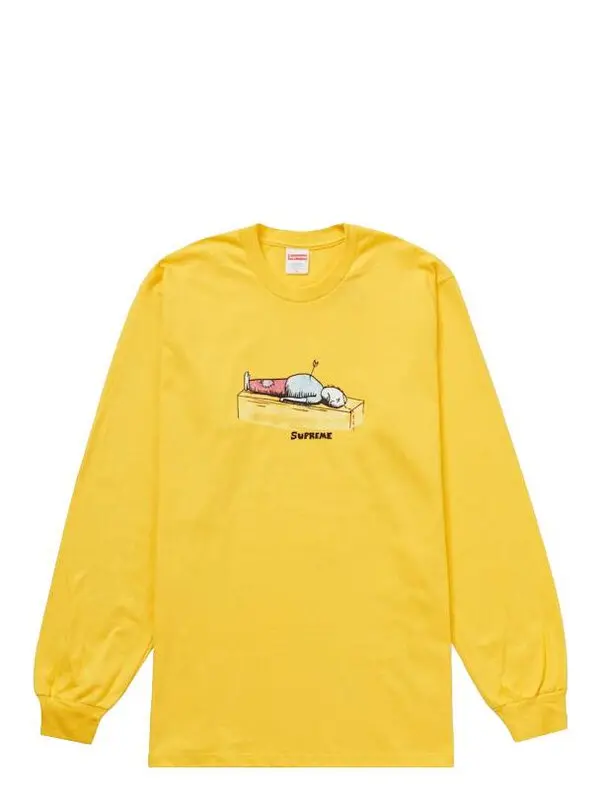 Supreme Neil Blender Arrow Long Sleeve Tee Shirt - Yellow